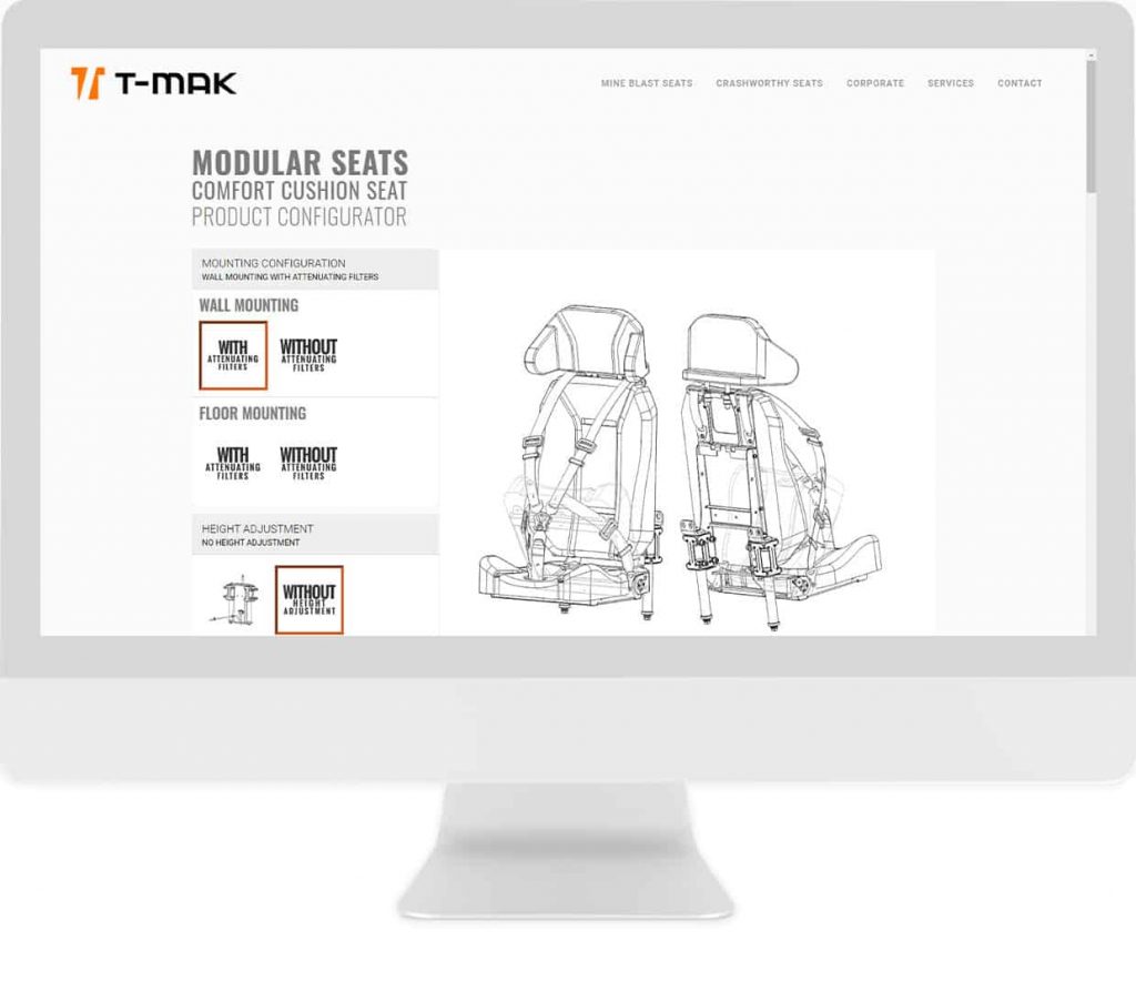 COMFORT SEAT REGULAR CUSHION MINE BLAST ATTENUATING SEATS | T-MAK | T-KALIP
